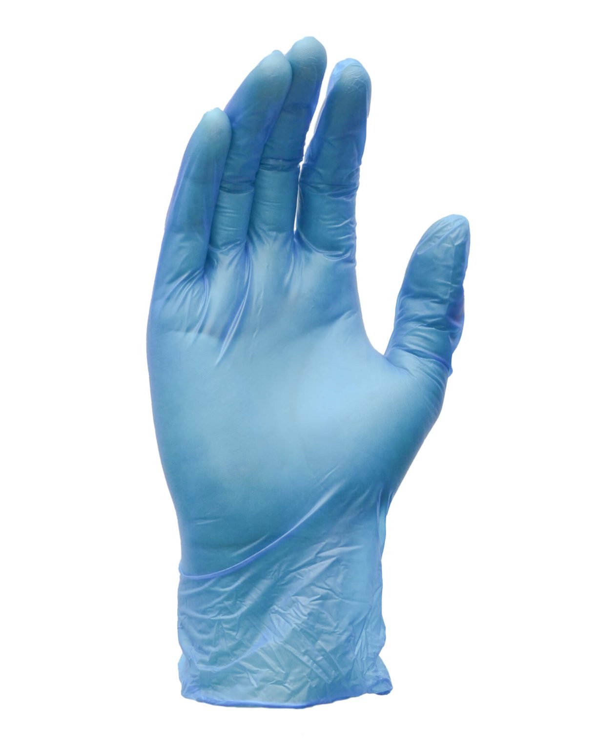 V5201B Series Blue Vinyl Gloves – Tradex